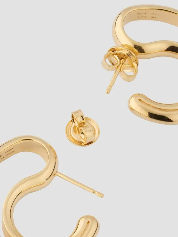 Bottega Veneta Frills 18k--plated Hoops