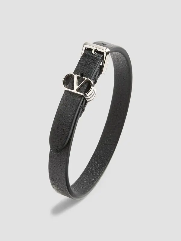 Valentino Garavani Ovalette Calfskin Bracelet