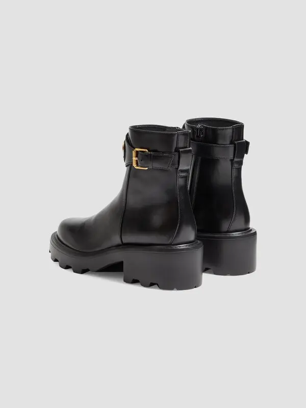 Valentino Garavani Vlogo 55mm Signature Calfskin Ankle Boots