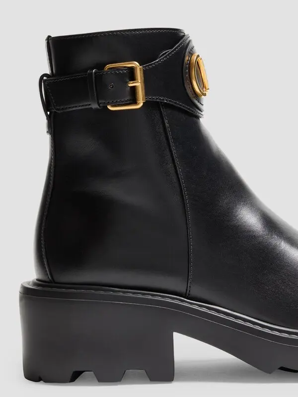 Valentino Garavani Vlogo 55mm Signature Calfskin Ankle Boots