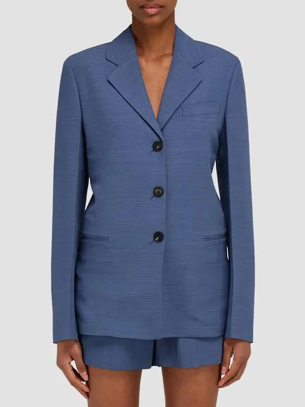 FERRAGAMO Faille Single-breasted Blazer