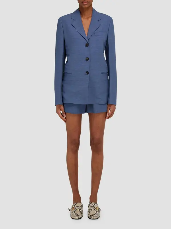 FERRAGAMO Faille Single-breasted Blazer