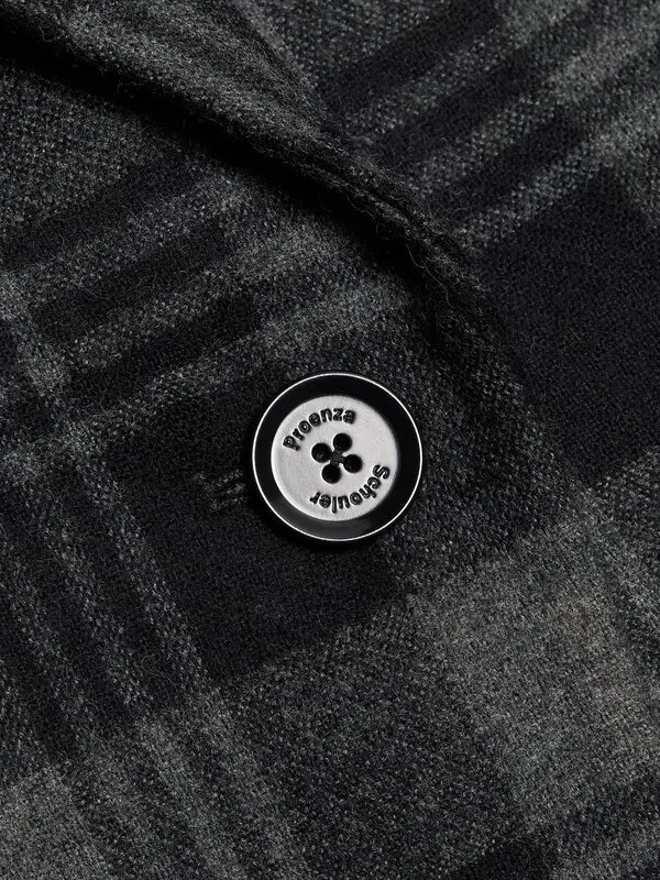 Proenza Schouler Daria Plaid Cotton Blazer