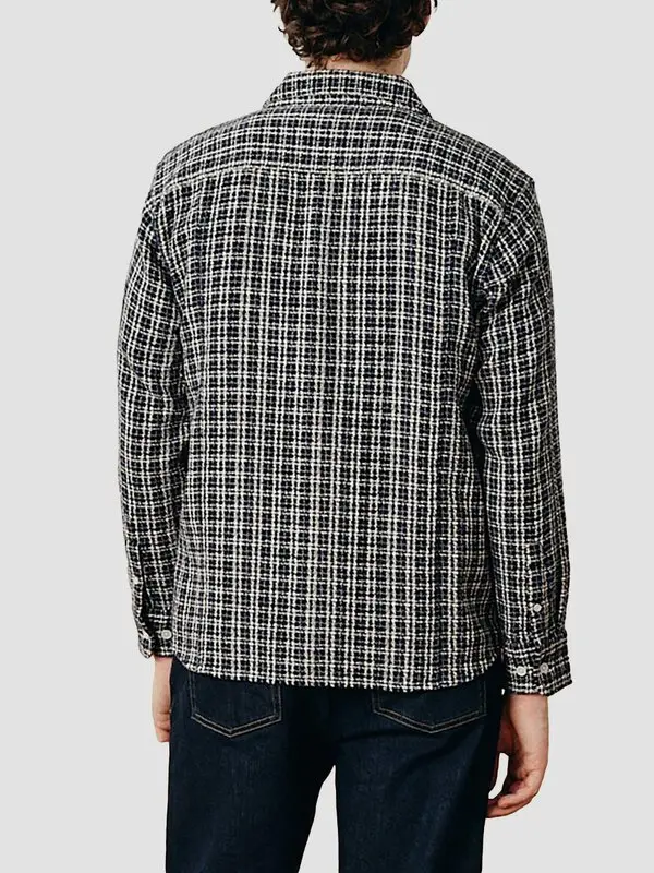 CORRIDOR Snow Check Reverse Tweed Shirt