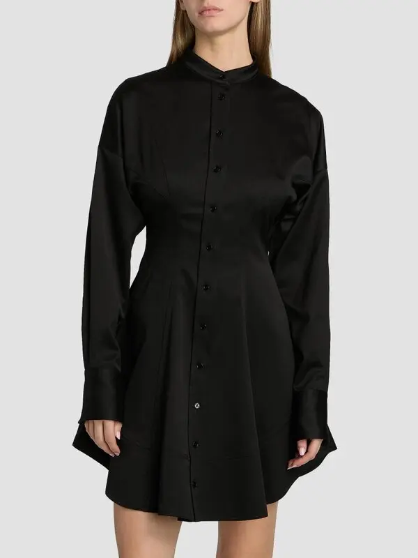 Proenza Schouler Janan Cotton Sateen Shirtdress