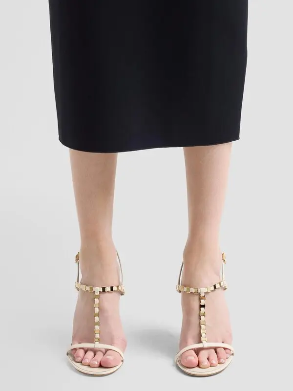 FERRAGAMO Estea 95mm T-strap Slingback Sandals