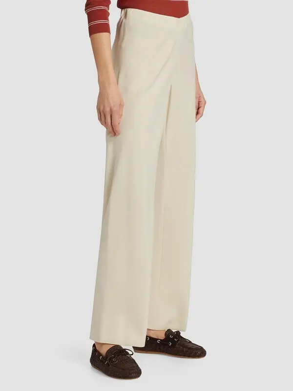 Vince Colette High-rise Crepe Bias Pants