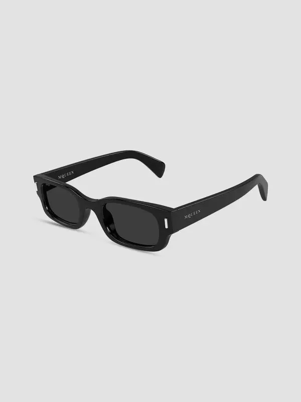 Alexander McQueen T-bar Rivet 50mm Rectagular Sunglasses