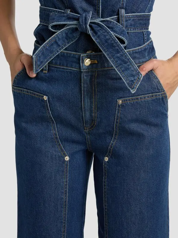 Cinq À Sept Ryker Wide-leg Cropped Jeans