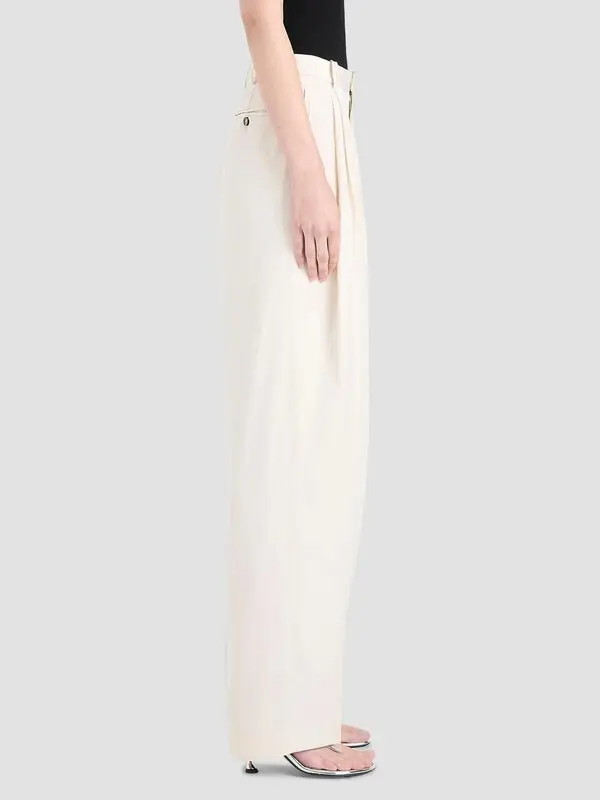 Proenza Schouler Cletina Pleated-front Wide-leg Pants