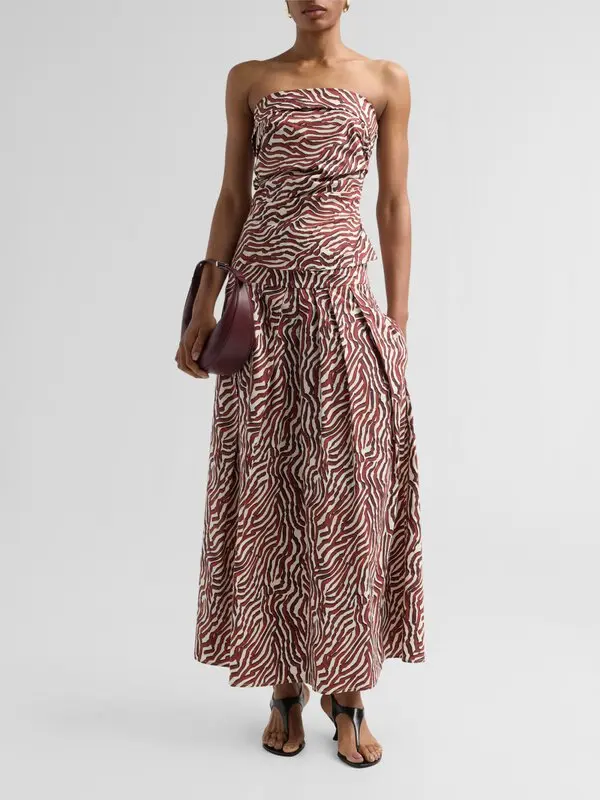 Proenza Schouler White Label Nessa Poplin Maxi Skirt