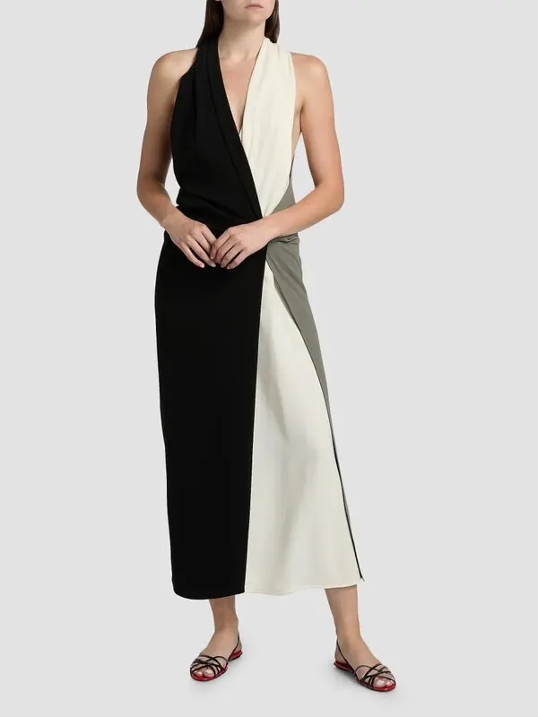Proenza Schouler Elsa Double Crepe Maxi Dress