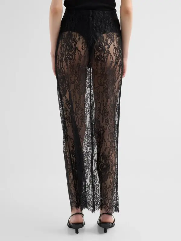L'Agence Raymonde Lace Maxi Skirt