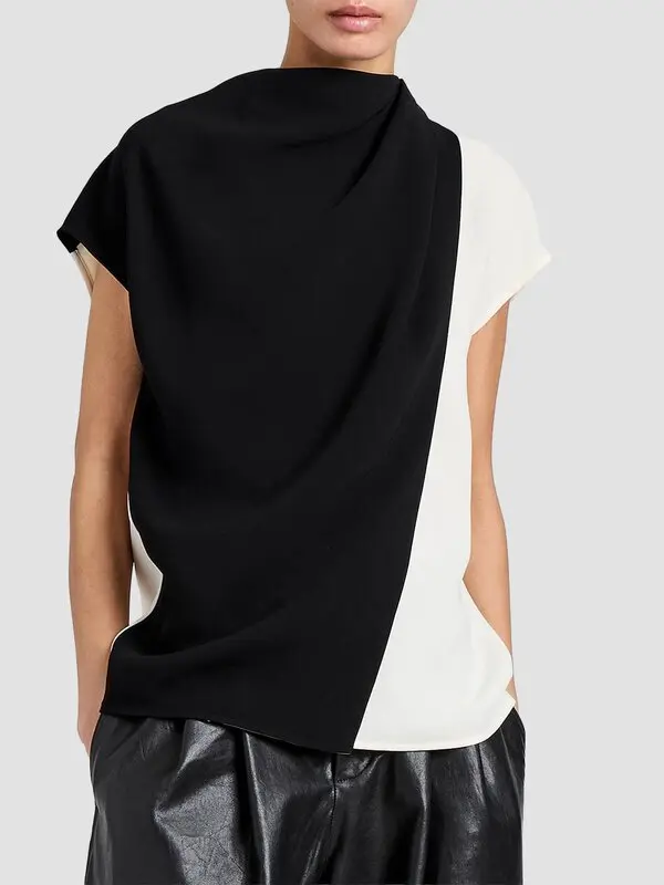 Proenza Schouler Elsa Double Crepe Top