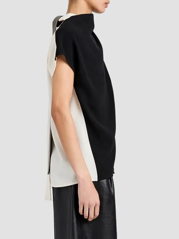 Proenza Schouler Elsa Double Crepe Top