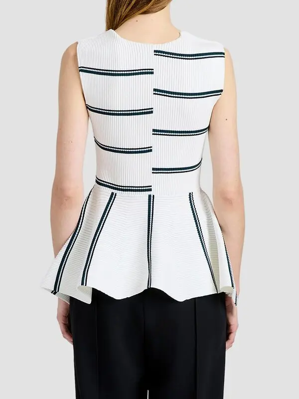 Proenza Schouler Eugenie Top In Rib Knit