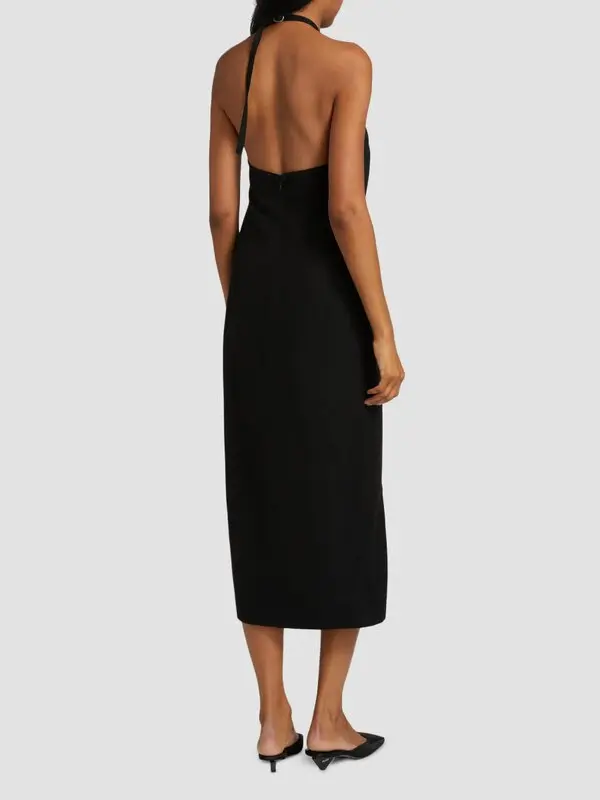 Vince Apron Halter Sleeveless Midi-dress