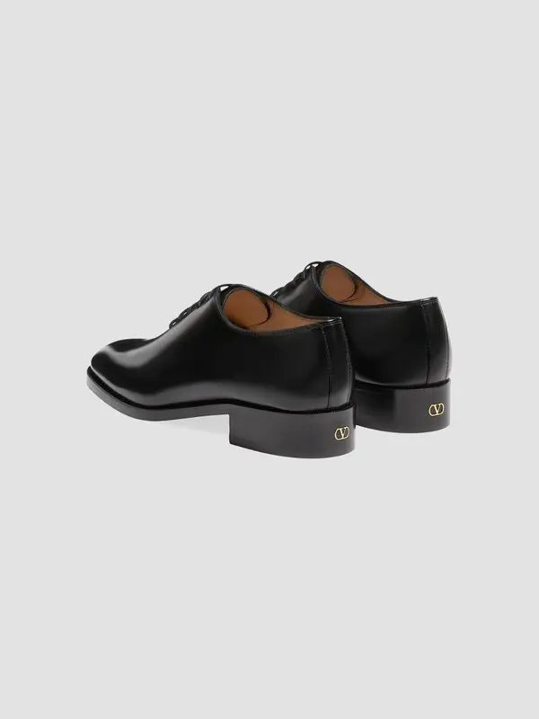 Valentino Garavani Pas Des Dieux Oxfords In Leather - Black