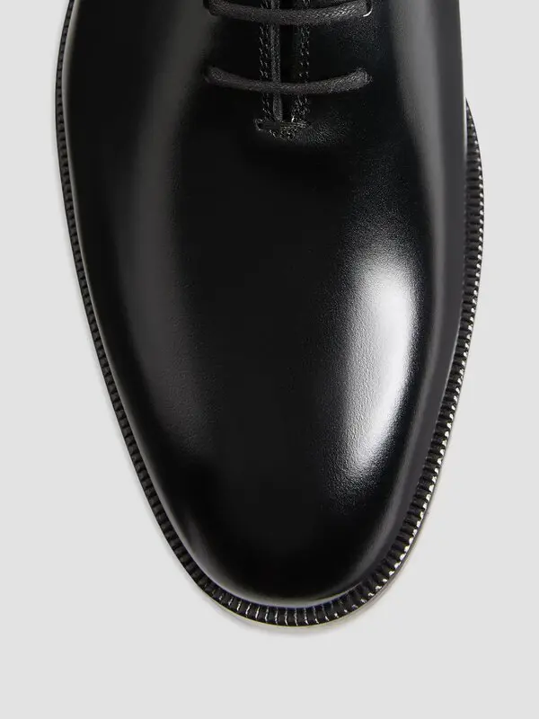 Valentino Garavani Pas Des Dieux Oxfords In Leather - Black