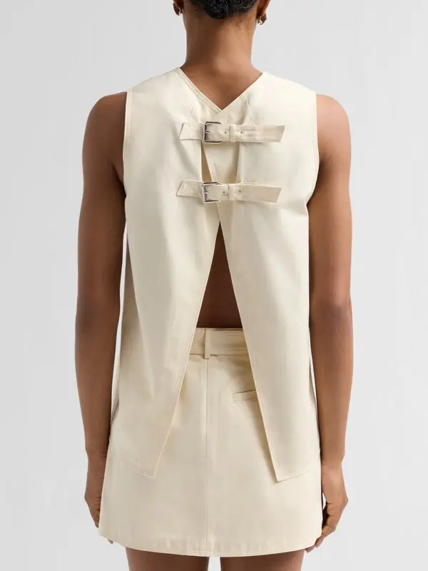 Proenza Schouler Nerina Cotton Drill Top