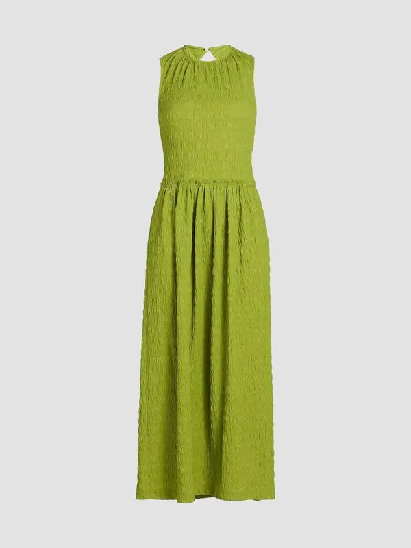 Proenza Schouler White Label Zoira Textured Maxi Dress - Pea