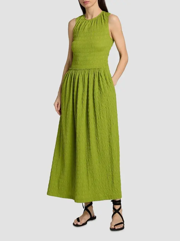 Proenza Schouler White Label Zoira Textured Maxi Dress
