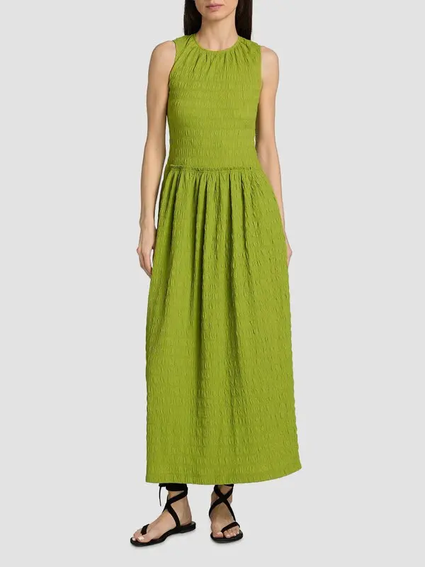 Proenza Schouler White Label Zoira Textured Maxi Dress