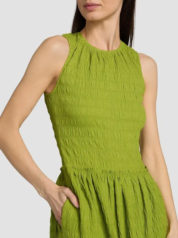 Proenza Schouler White Label Zoira Textured Maxi Dress