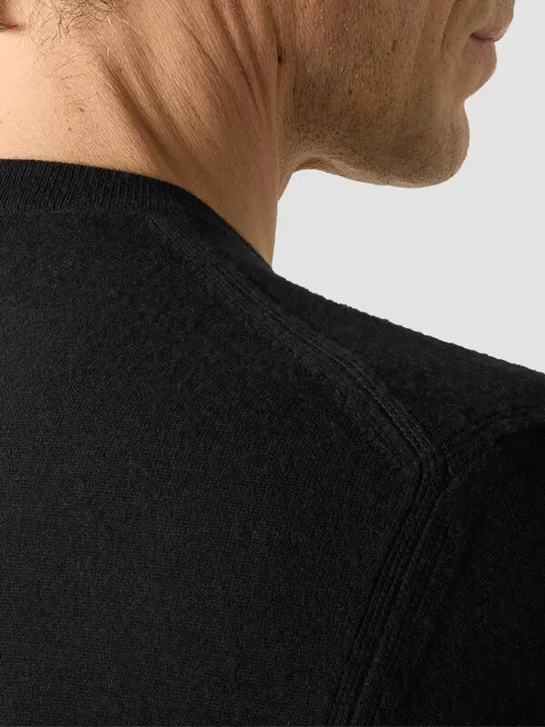 Zegna Oasi Cashmere Crewneck Sweater - Black