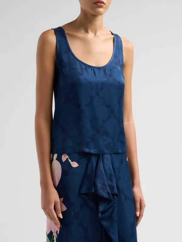 Verandah Ammama Argyle Satin Tank