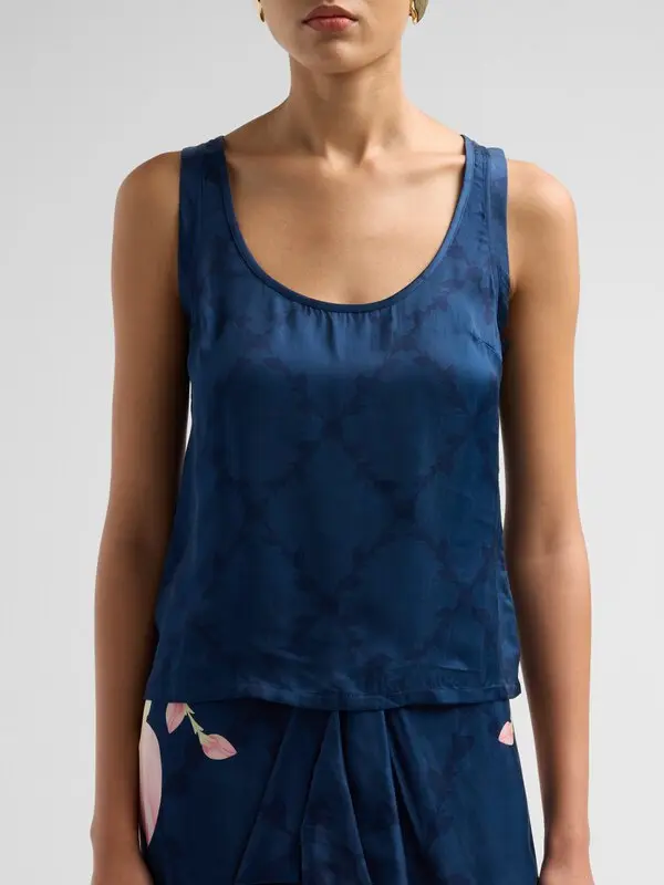 Verandah Ammama Argyle Satin Tank