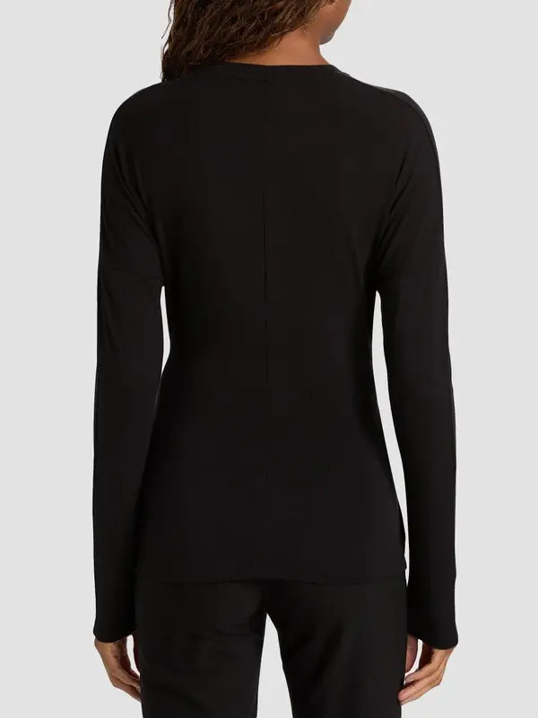 Vince Drape Jersey Crewneck T-shirt