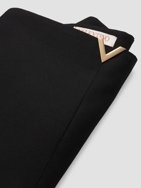 Valentino Garavani Crepe Couture Shorts - Black