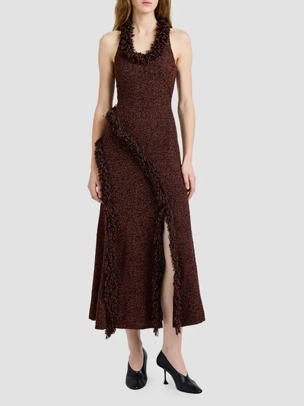 Proenza Schouler Nilo Chenille Wool Midi Dress