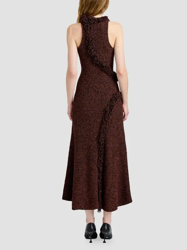 Proenza Schouler Nilo Chenille Wool Midi Dress