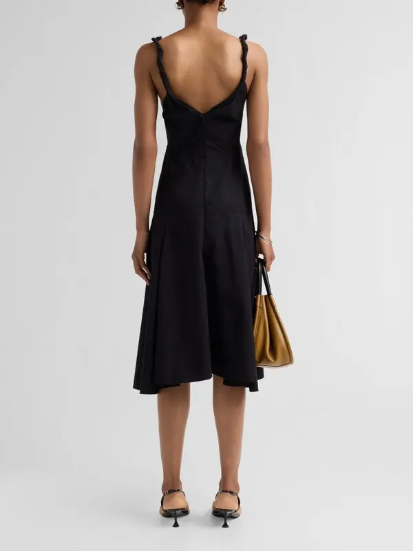 Proenza Schouler Leo Cotton Poplin Midi-dress