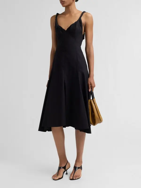 Proenza Schouler Leo Cotton Poplin Midi-dress