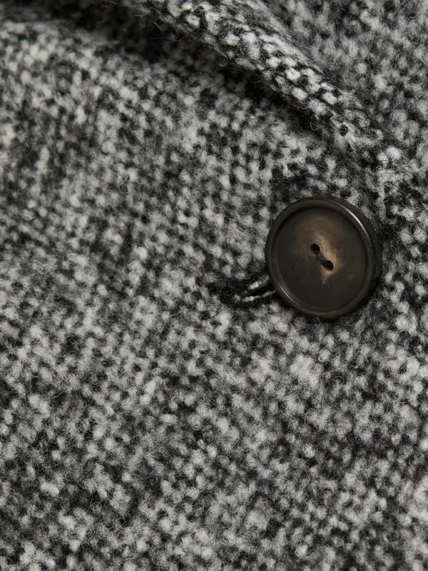 Vince Wool-blend Double-breasted Long Overcoat