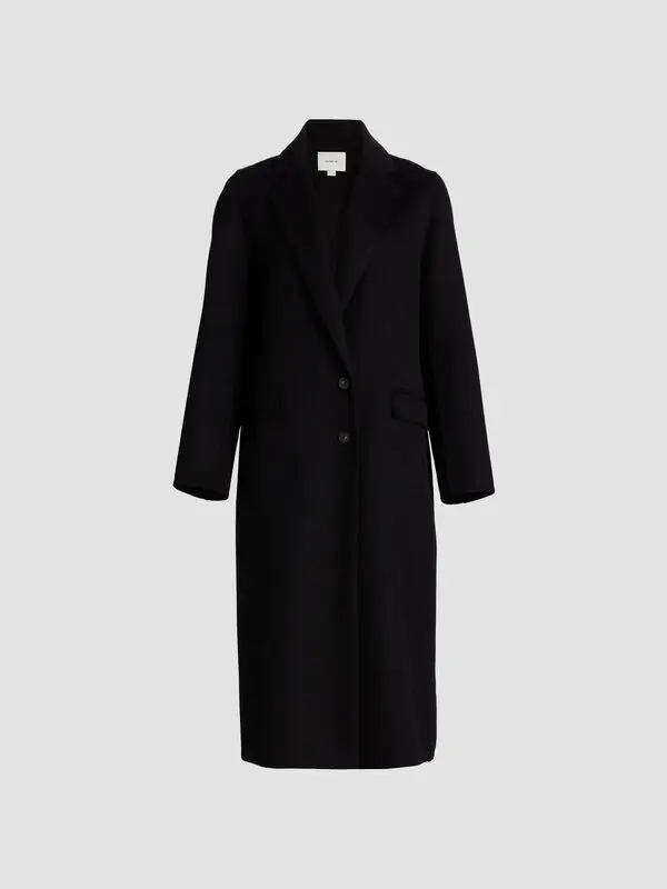 Vince Classic Wool-blend Single-breasted Coat