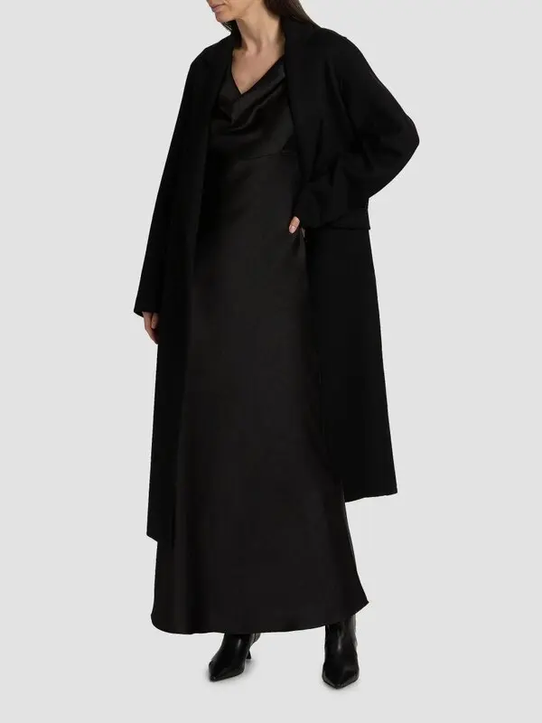 Vince Classic Wool-blend Single-breasted Coat