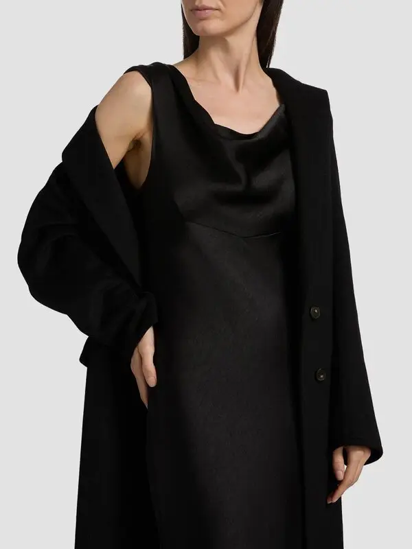 Vince Classic Wool-blend Single-breasted Coat
