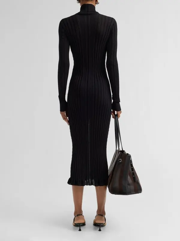 Proenza Schouler Monet Rib-knit Stretch-cotton Midi-dress