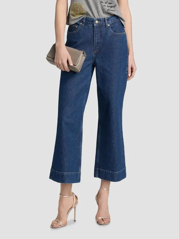 Cinq À Sept Joey Mid-rise Crop Jeans