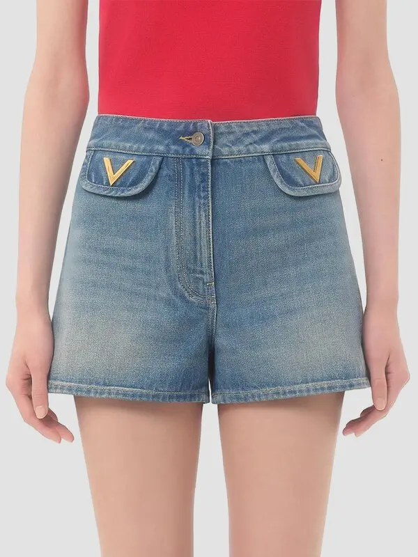 Valentino Garavani Denim Shorts
