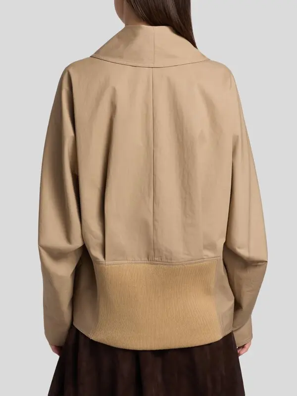 Co Wrap Tton-blend Jacket