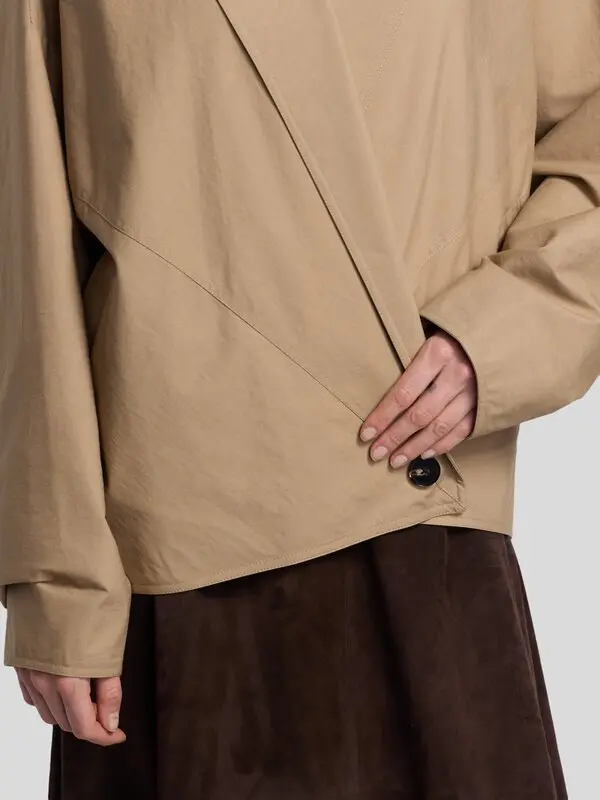 Co Wrap Tton-blend Jacket