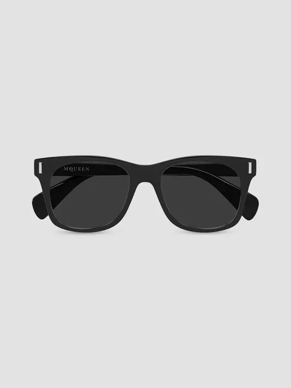 Alexander McQueen T-bar Rivet 52mm Square Sunglasses