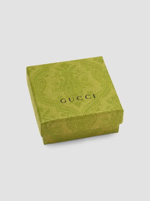 Gucci Heart Charm Sterling Bracelet