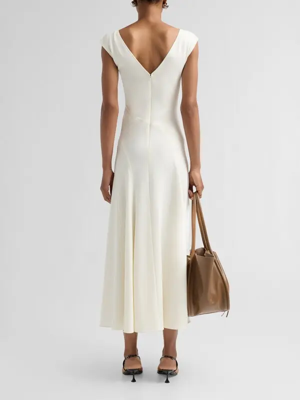 Proenza Schouler Romana Double-face Crepe Midi-dress