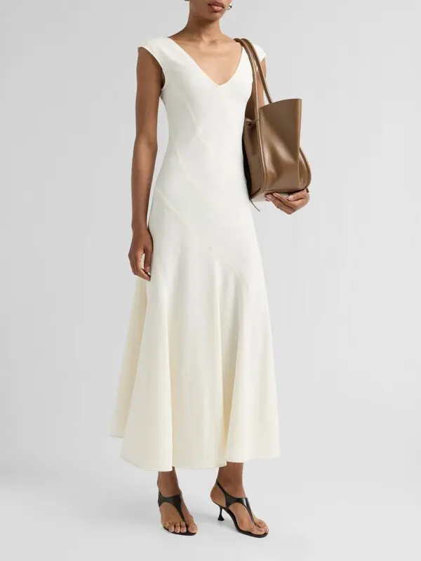 Proenza Schouler Romana Double-face Crepe Midi-dress